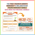 Post-Traumatic Growth Worksheet – Mental Health Center Kids