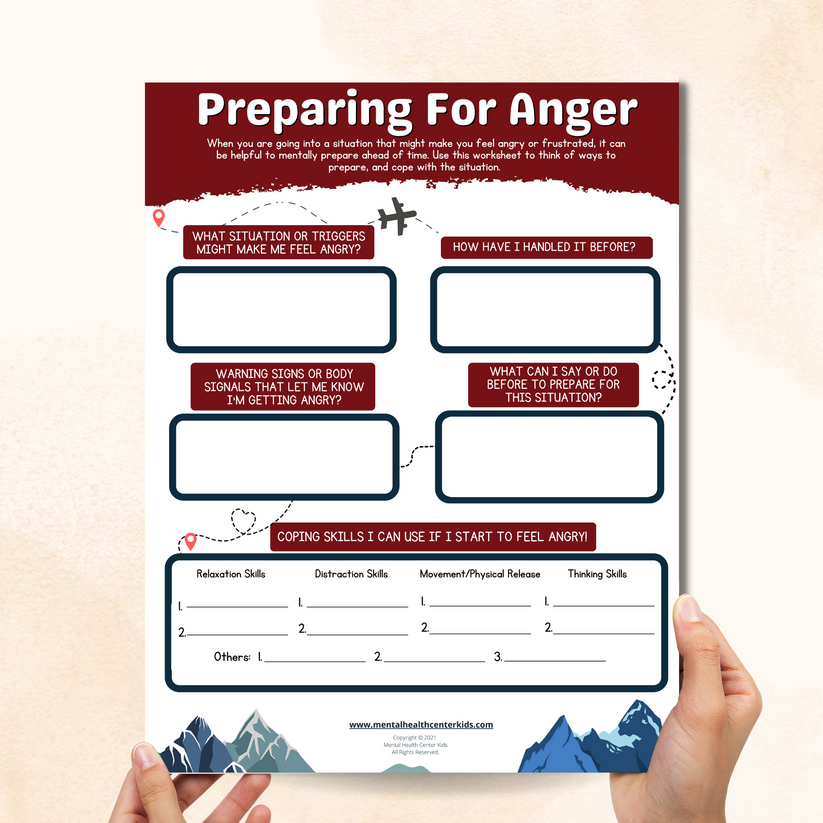 Preparing for Anger – Mental Health Center Kids