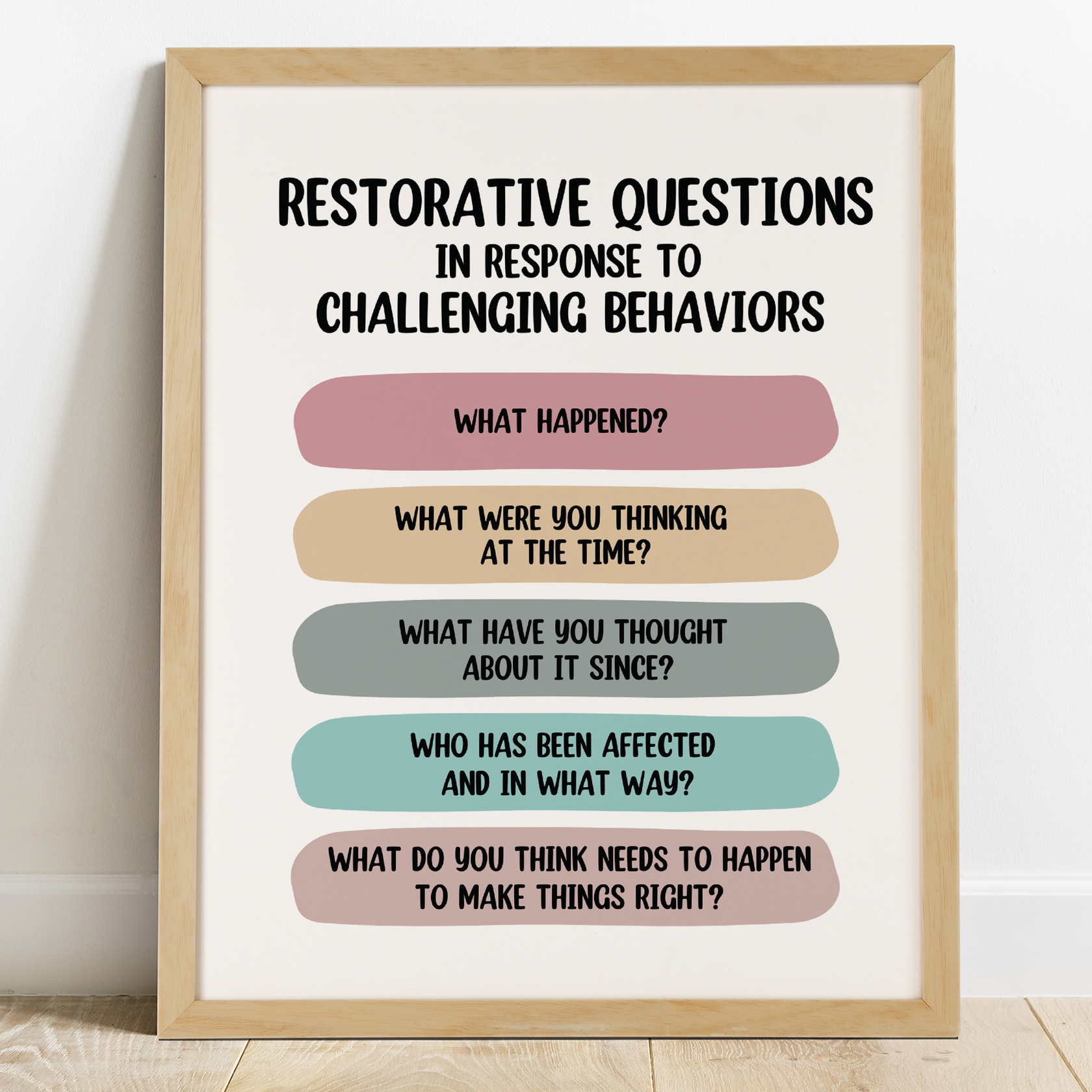 Restorative Questions – Mental Health Center Kids