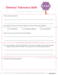 DBT STOP Skill Worksheet – Mental Health Center Kids