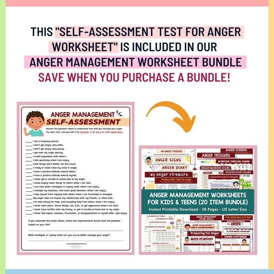 Self-Assessment Test for Anger – Mental Health Center Kids