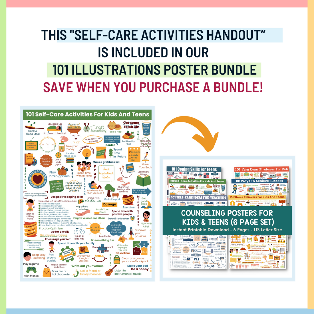 Self-Care Activities for Kids & Teens – Mental Health Center Kids