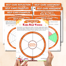 Self-Care Wheel Worksheet – Mental Health Center Kids