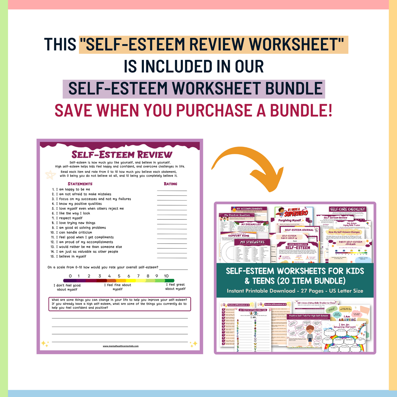 Self-Esteem Review – Mental Health Center Kids