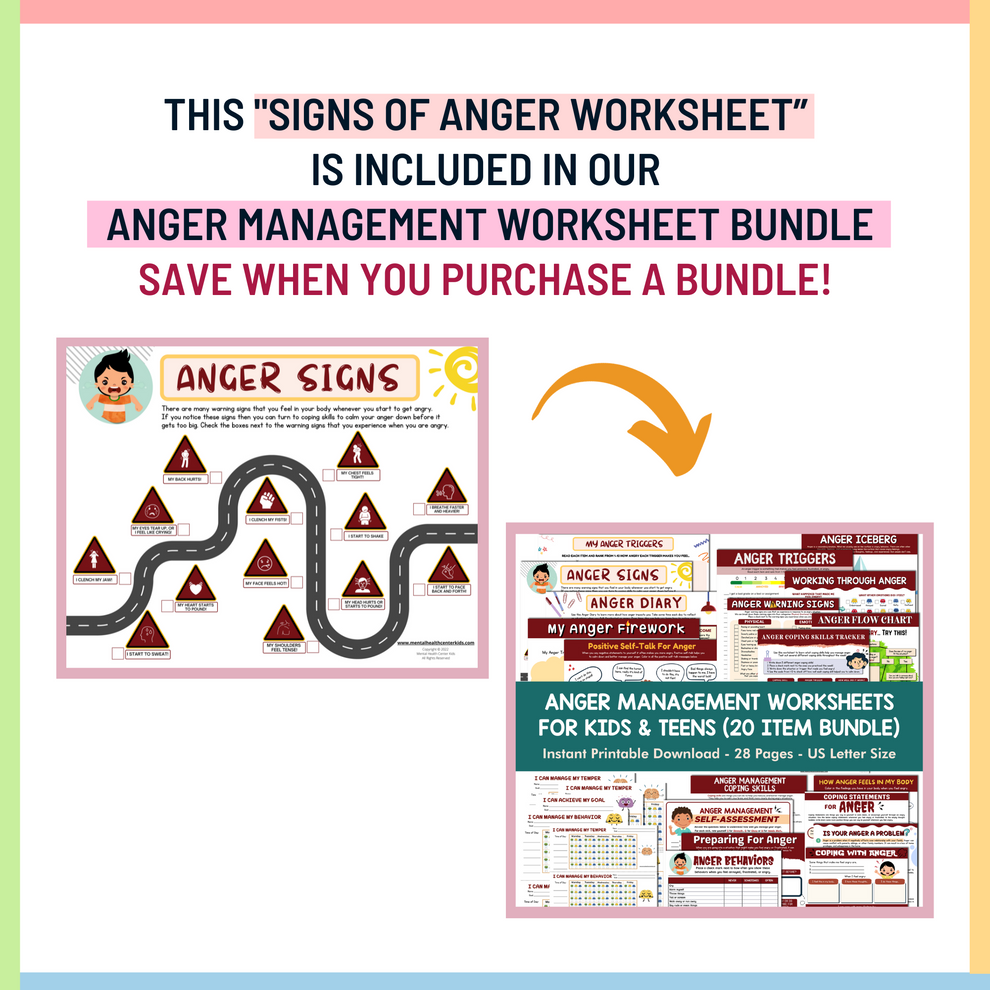 Signs of Anger – Mental Health Center Kids