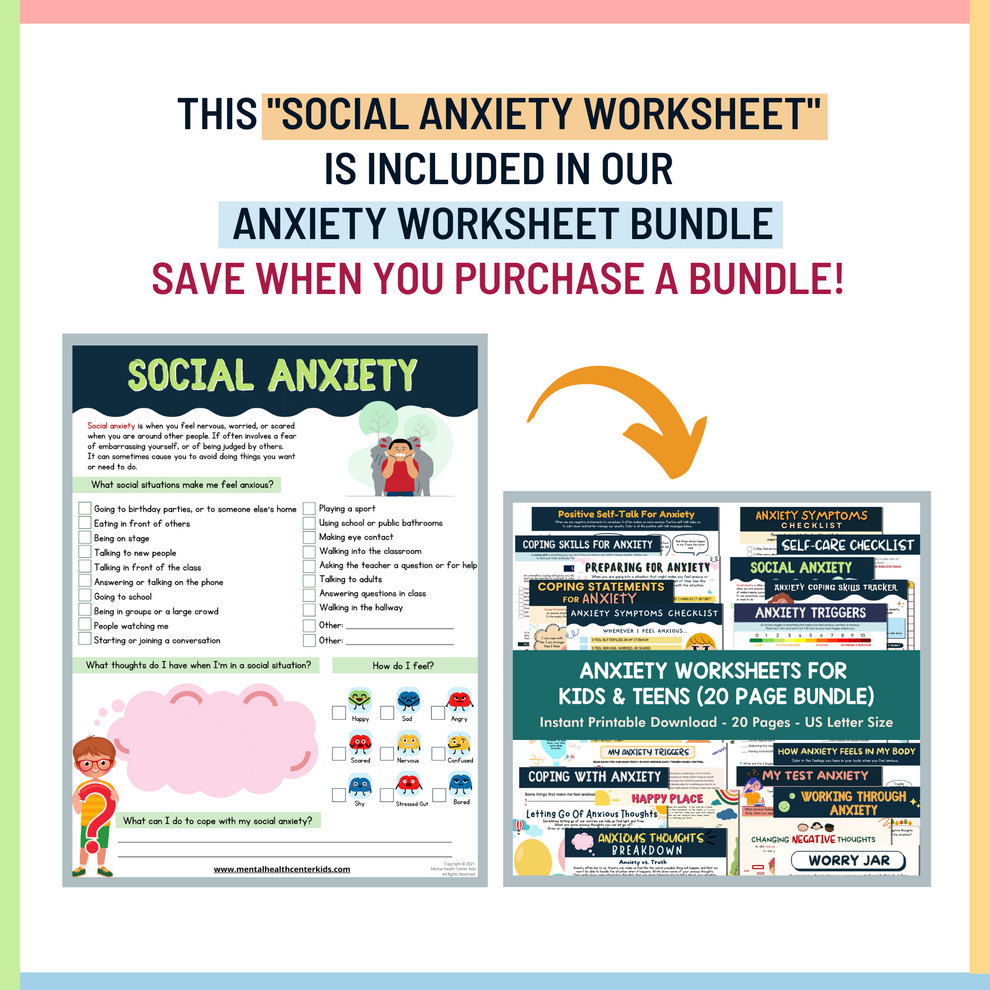 Social Anxiety – Mental Health Center Kids