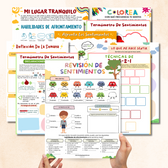 Feelings and Emotions Worksheets Bundle (Spanish Version) – Mental ...