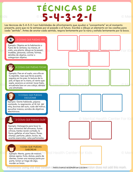 Feelings Thermometer Worksheets (Spanish Version) – Mental Health ...