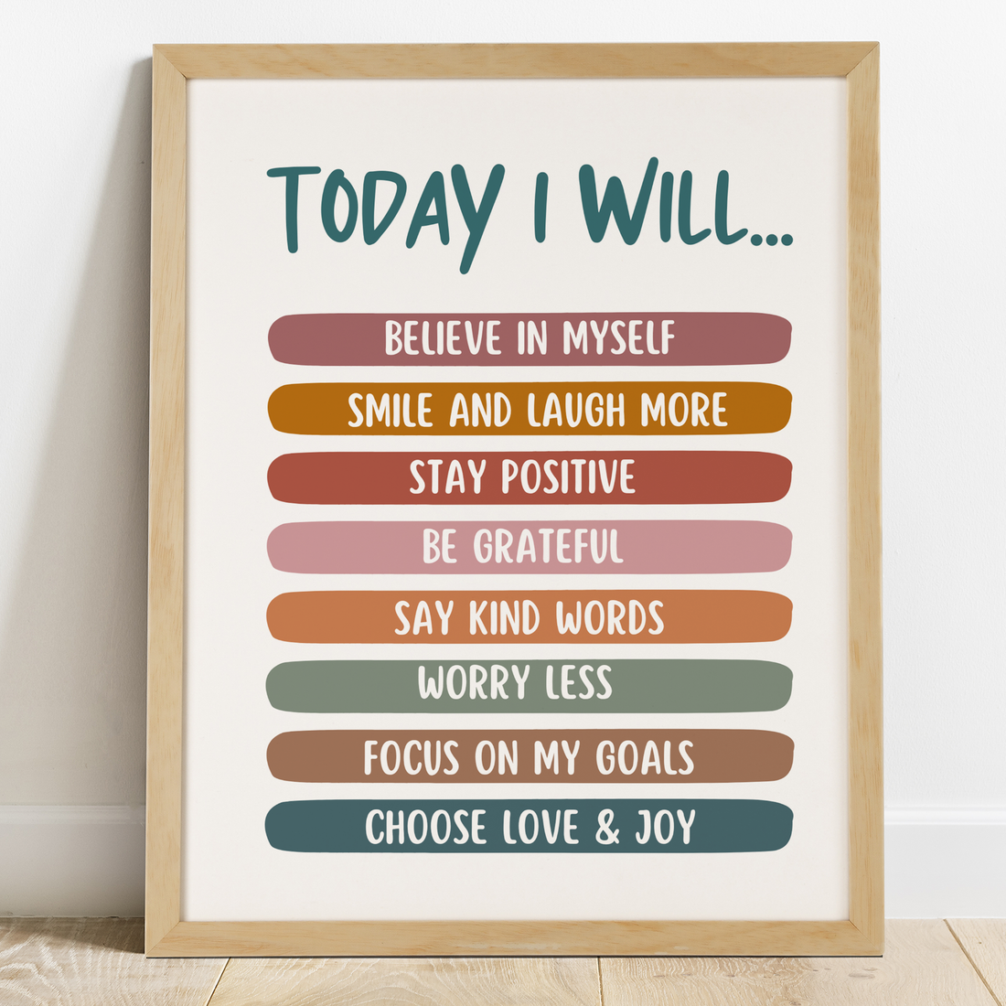 Today I Will – Mental Health Center Kids