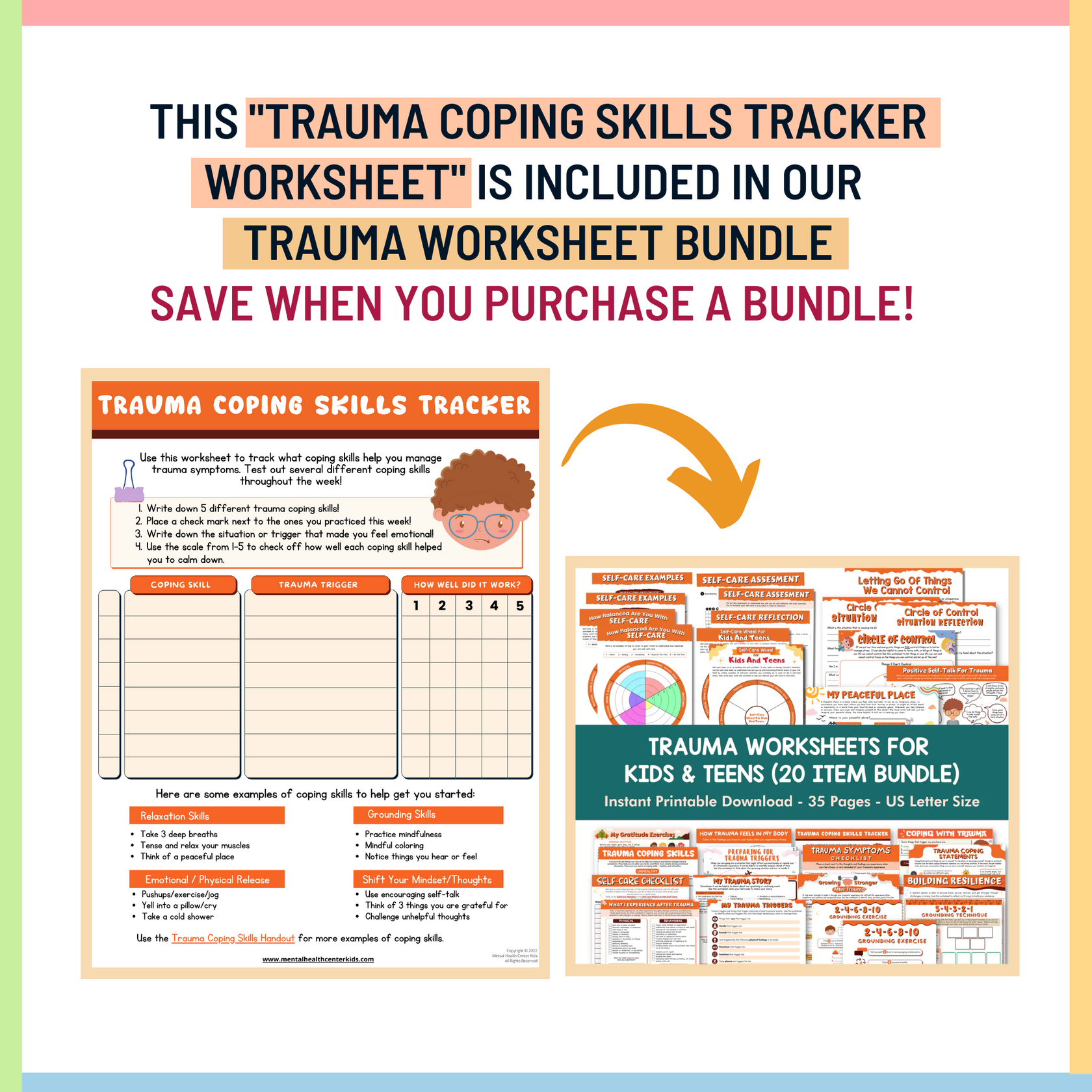 Trauma Management Strategies Tracker – Mental Health Center Kids