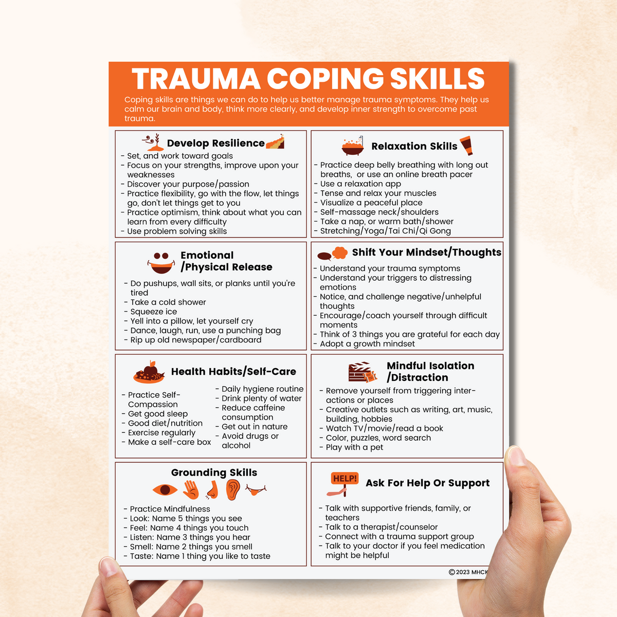 Healthy Ways to Manage Trauma – Mental Health Center Kids