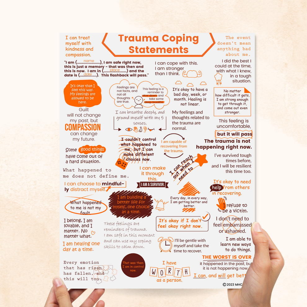 Positive Self Statements for Coping with PTSD – Mental Health Center Kids