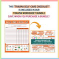 Trauma Self-Care Checklist – Mental Health Center Kids