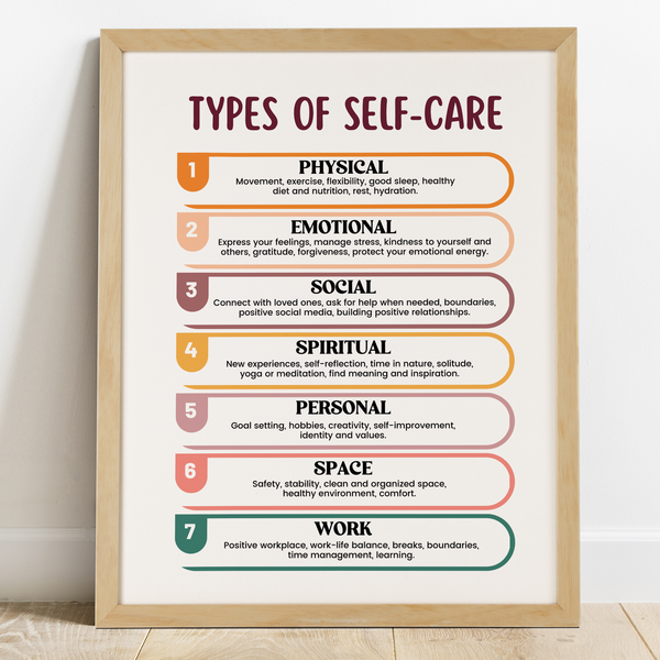 Types of Self-Care – Mental Health Center Kids