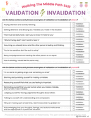 DBT Validation Worksheet – Mental Health Center Kids