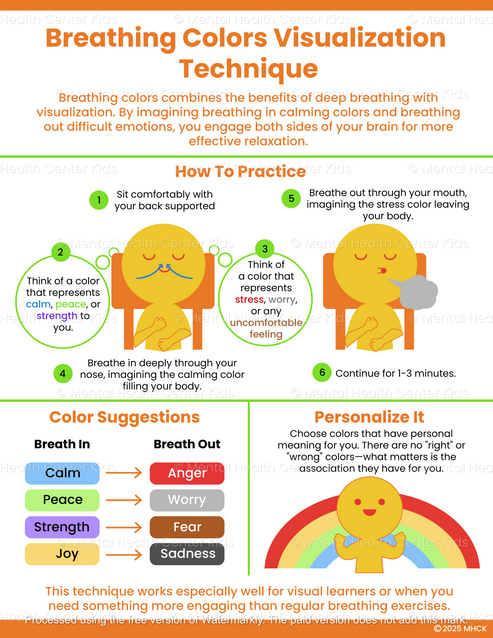 Breathing Colors Exercise (PDF) – Mental Health Center Kids