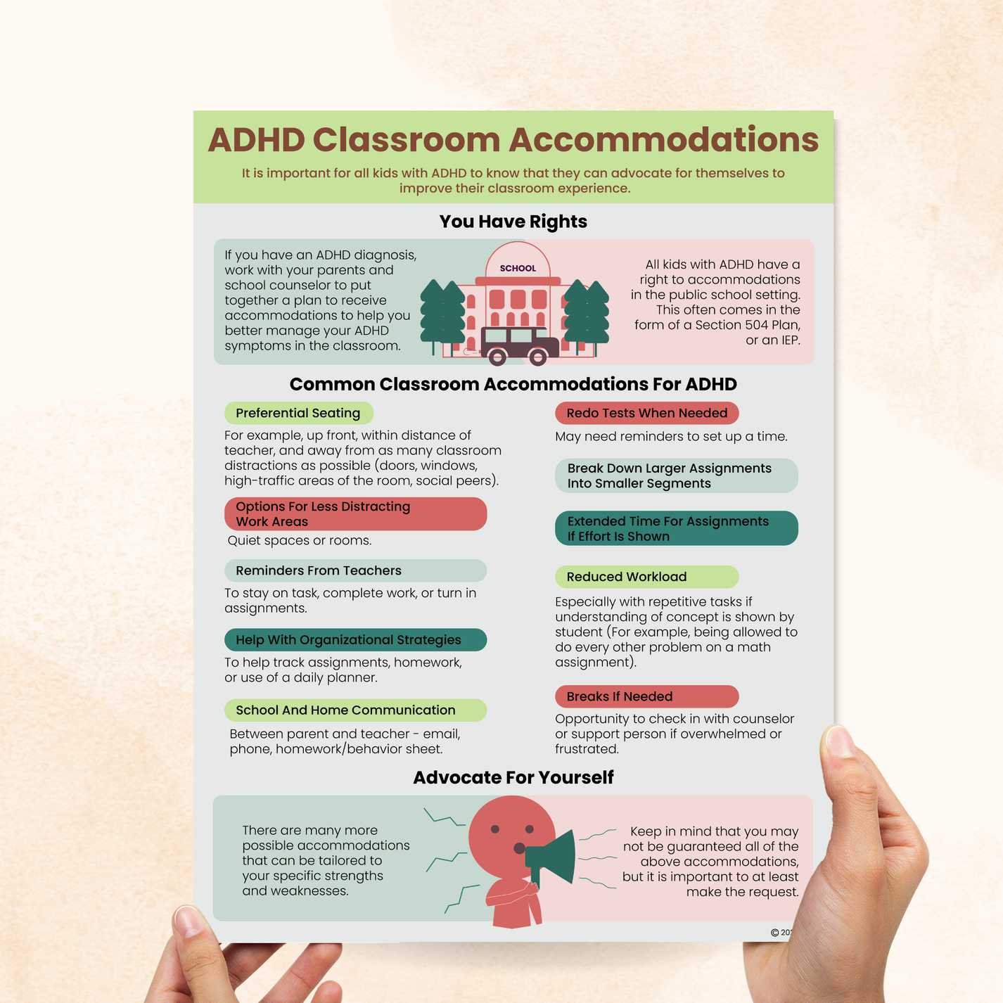 ADHD Classroom Accommodations – Mental Health Center Kids