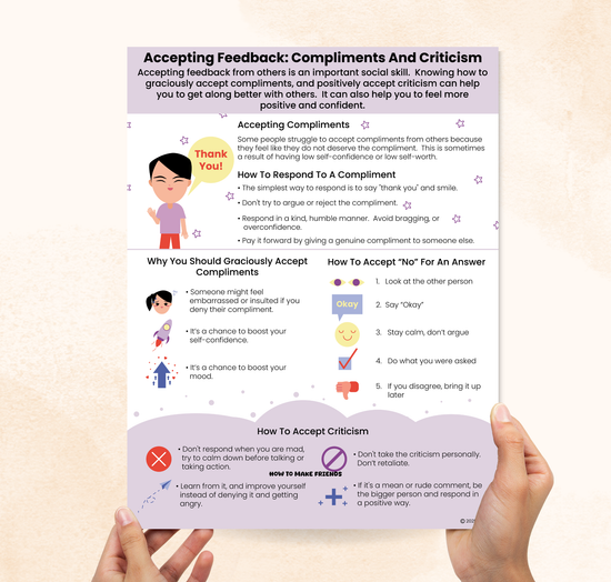 Accepting Feedback: Compliments and Criticisms – Mental Health Center Kids