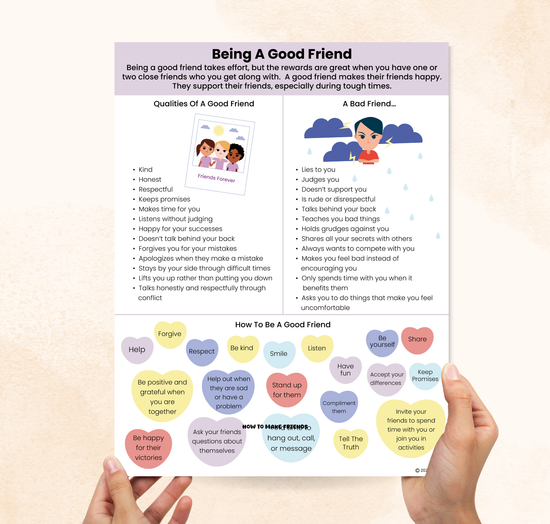 Being a Good Friend – Mental Health Center Kids