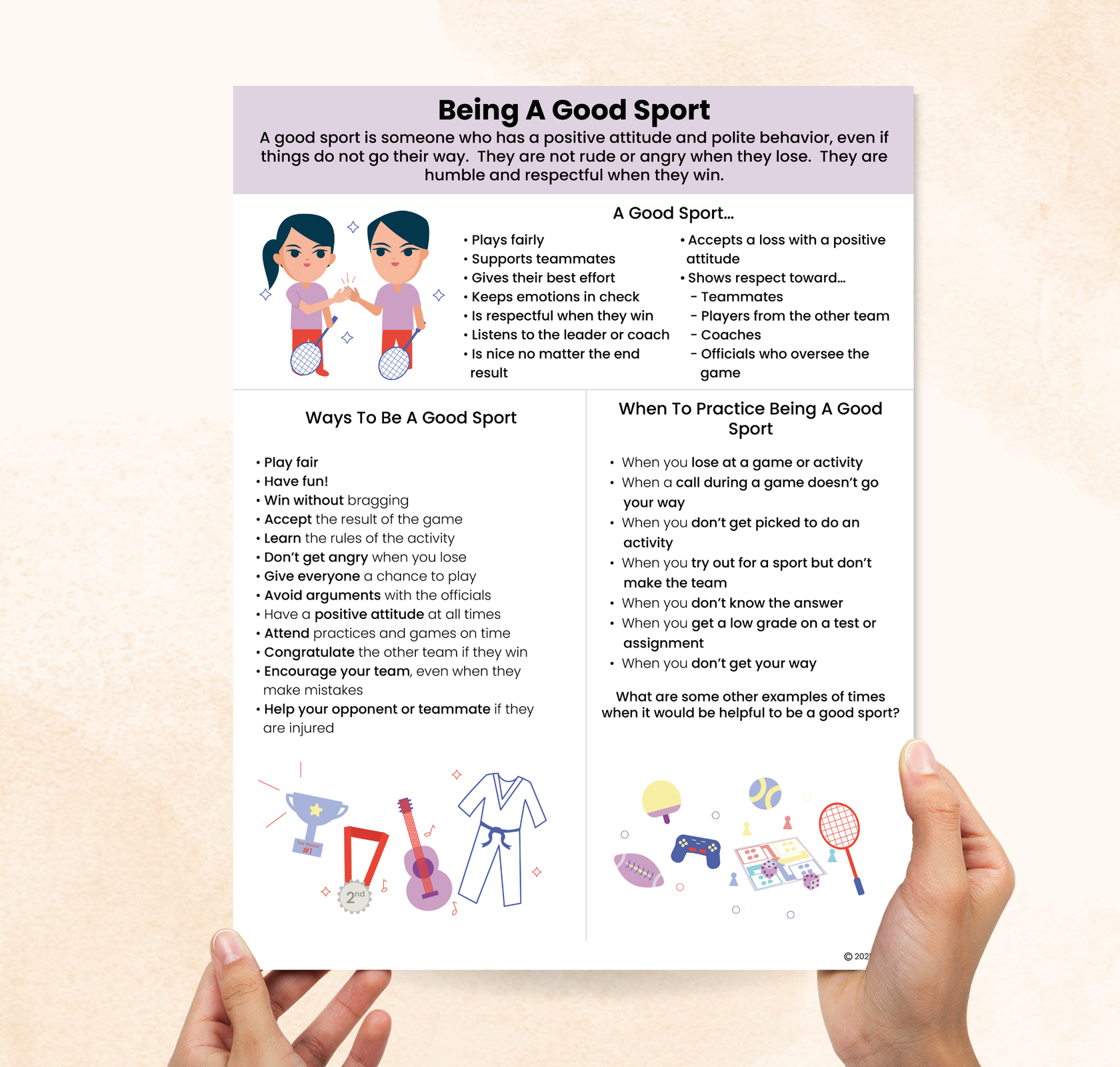 Being a Good Sport – Mental Health Center Kids
