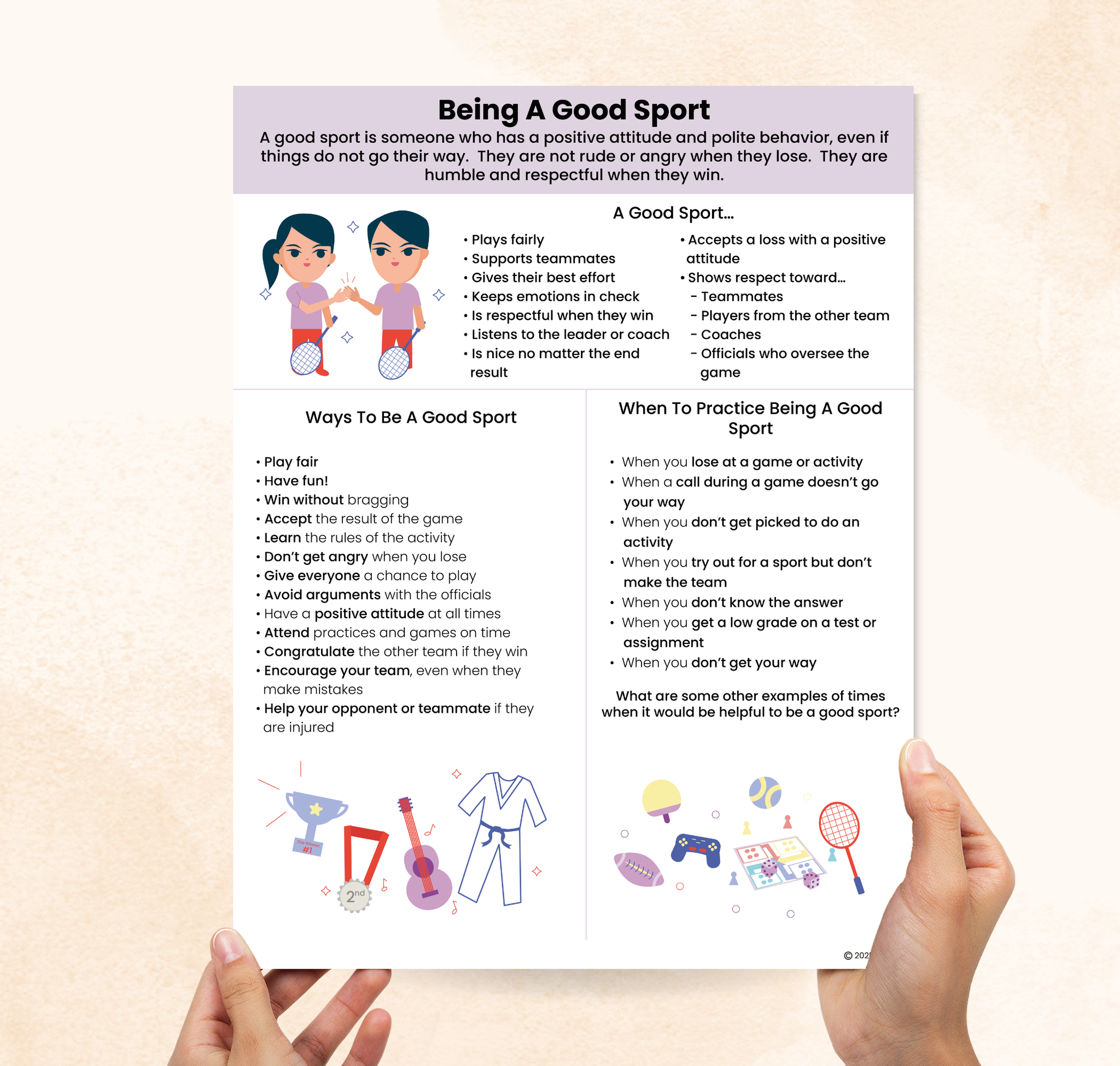 Being a Good Sport – Mental Health Center Kids