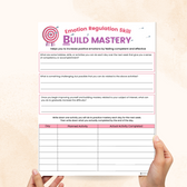 DBT Building Mastery Worksheet – Mental Health Center Kids