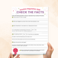 DBT Check The Facts Worksheet – Mental Health Center Kids