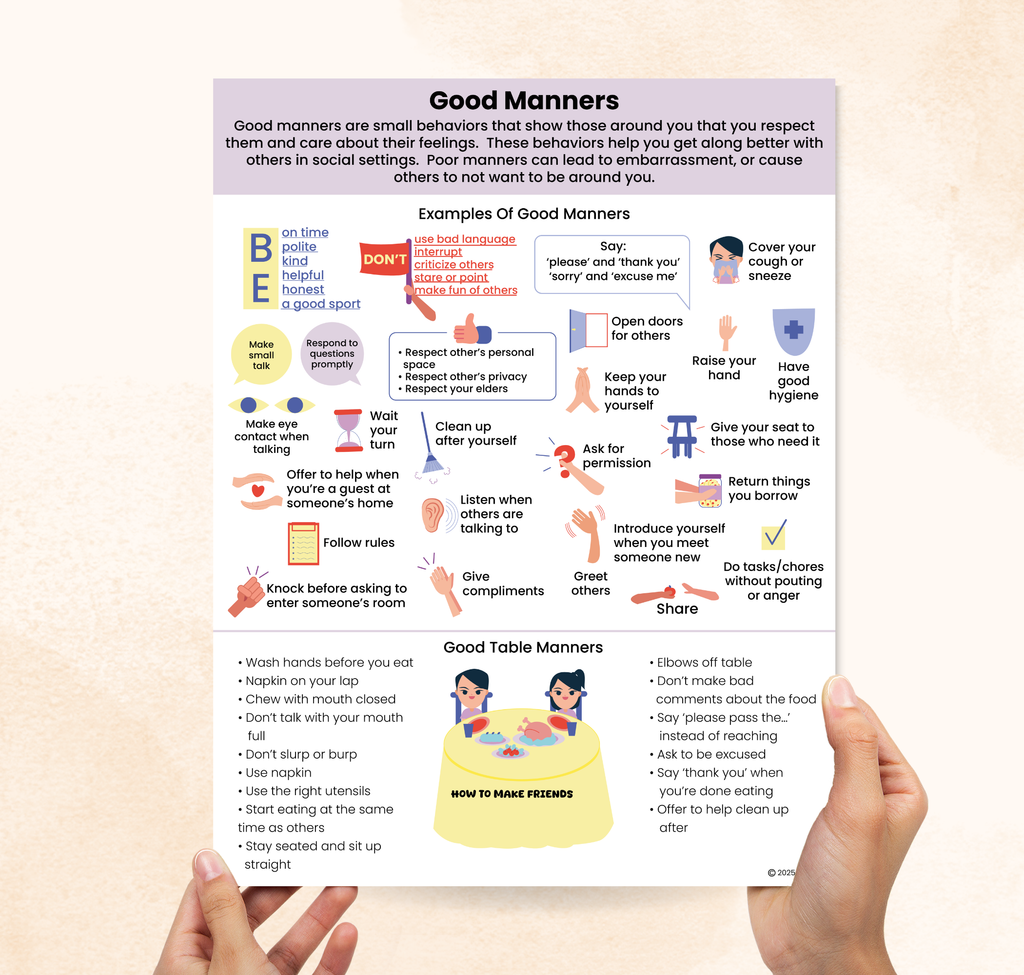 Social Skills Worksheets – Mental Health Center Kids