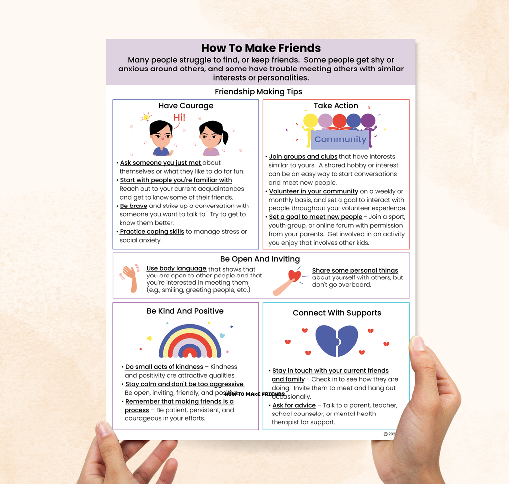 Social Skills Worksheets – Mental Health Center Kids