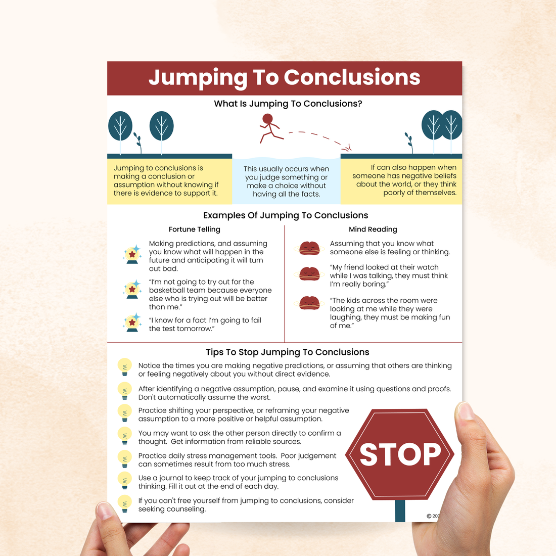 Jumping To Conclusions Cognitive Distortion (PDF) – Mental Health ...