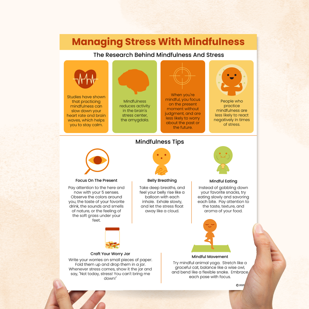 Stress Management Worksheets – Mental Health Center Kids