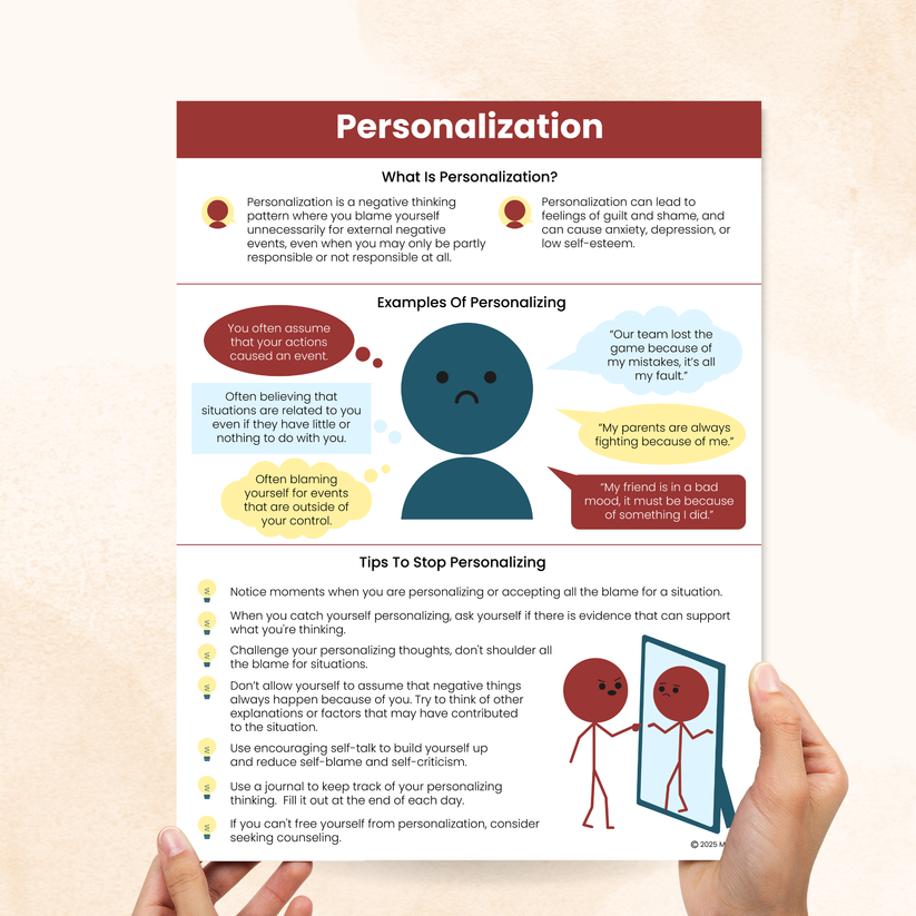 Personalization Cognitive Distortion (PDF) – Mental Health Center Kids