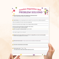 DBT Problem Solving Worksheet – Mental Health Center Kids