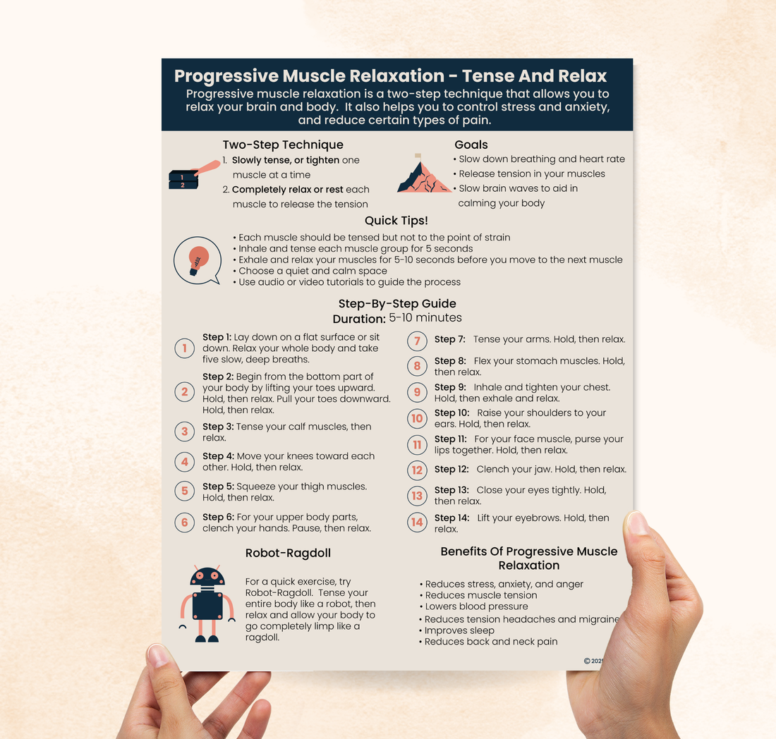 Progressive Muscle Relaxation (PDF) – Mental Health Center Kids
