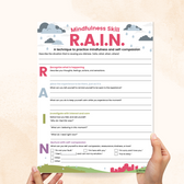 RAIN DBT Skill Worksheet – Mental Health Center Kids