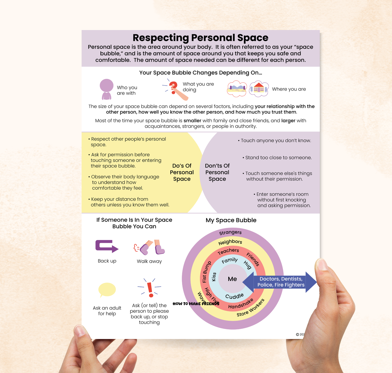 Respecting Personal Space – Mental Health Center Kids