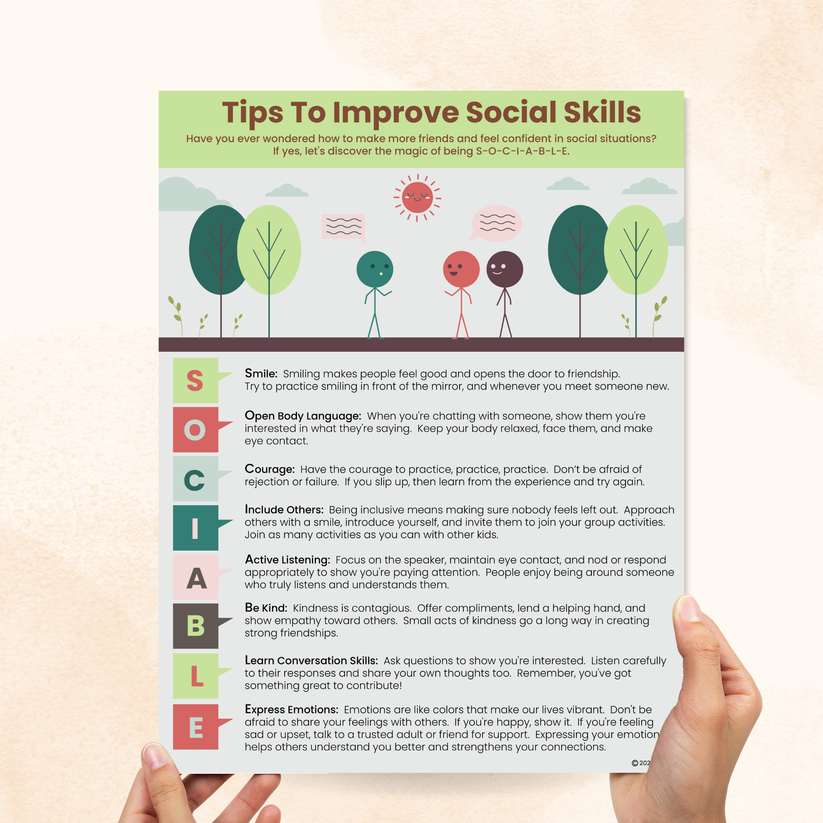 Tips To Improve Social Skills (SOCIABLE Acronym) – Mental Health Center ...