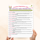 DBT Values And Priorities Worksheet – Mental Health Center Kids