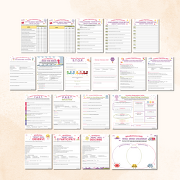 DBT Worksheets PDF Bundle (91 Pages) – Mental Health Center Kids