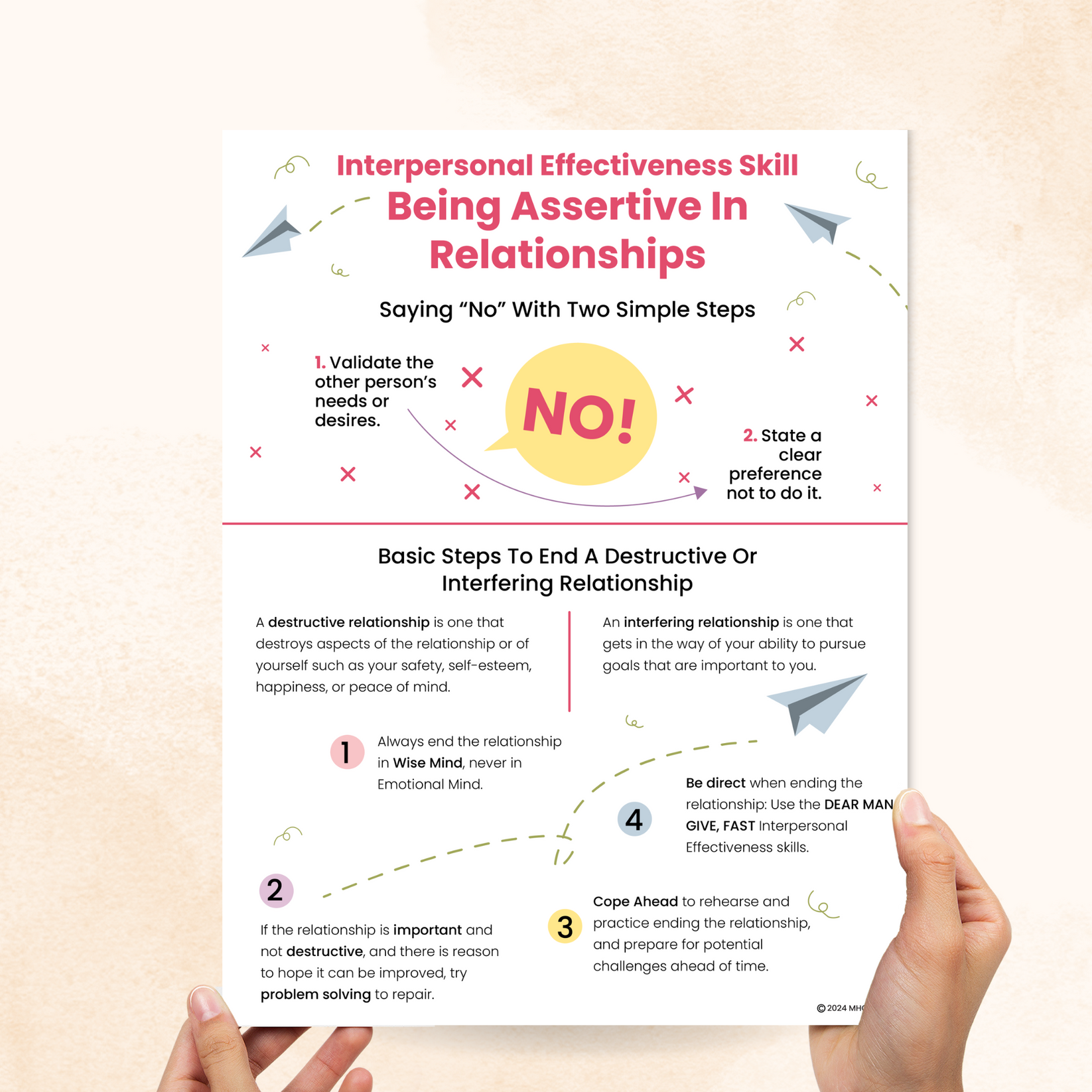 DBT Assertiveness Skills Handout – Mental Health Center Kids