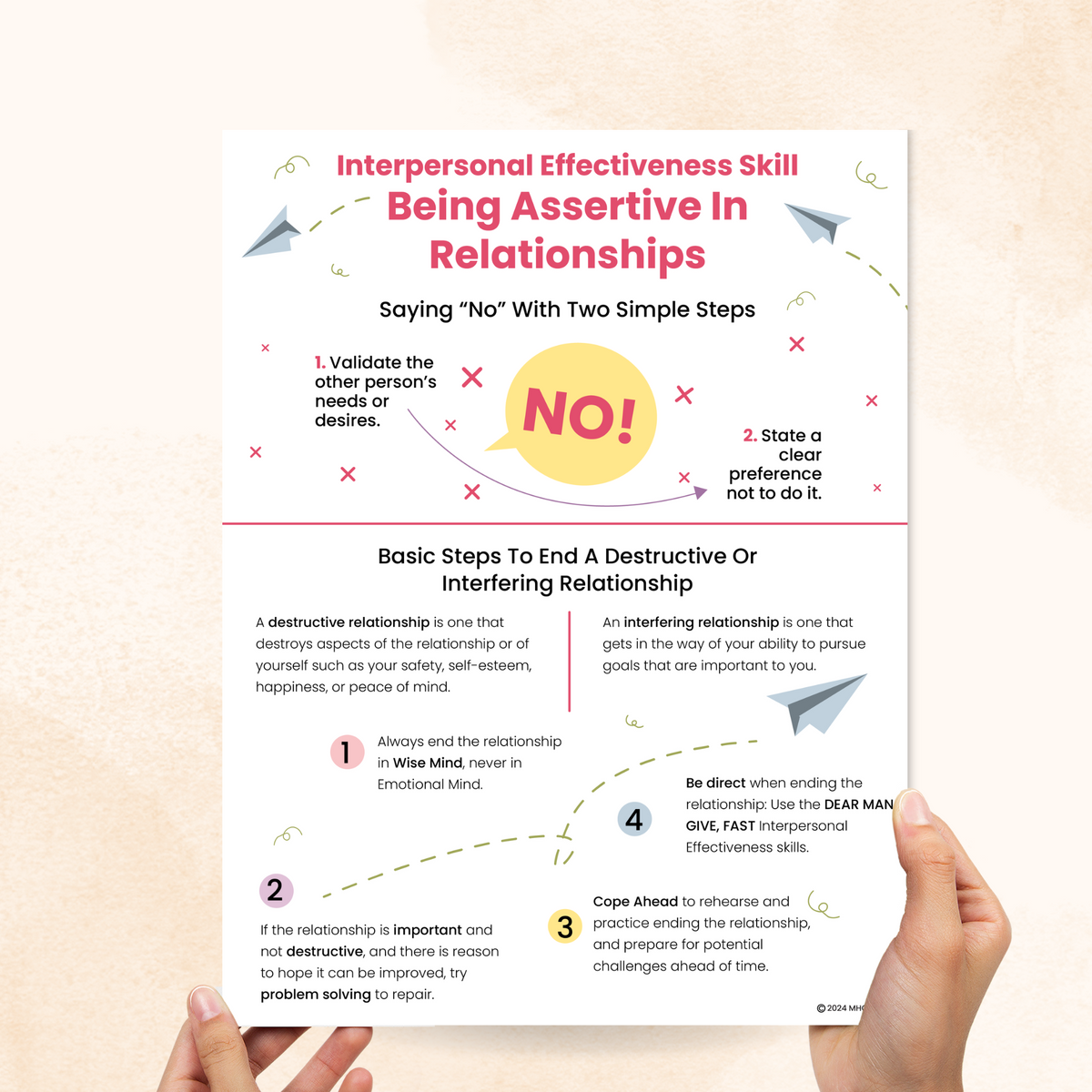 DBT Assertiveness Skills Handout – Mental Health Center Kids