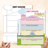 DBT House Worksheet – Mental Health Center Kids
