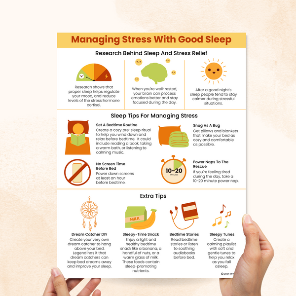 Managing Stress With Good Sleep – Mental Health Center Kids
