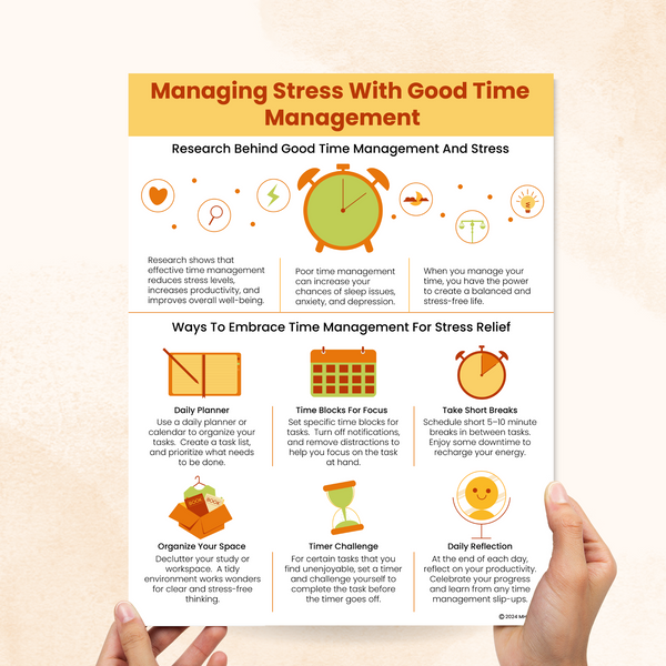 Managing Stress With Good Time Management – Mental Health Center Kids