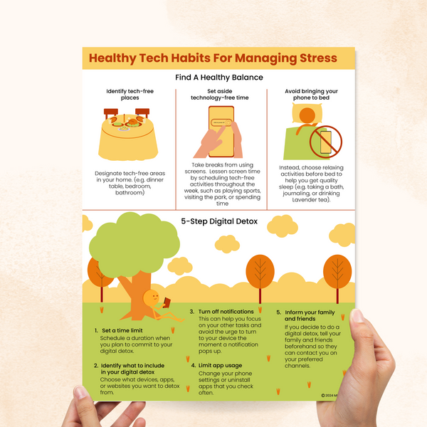 Healthy Tech Habits For Managing Stress – Mental Health Center Kids