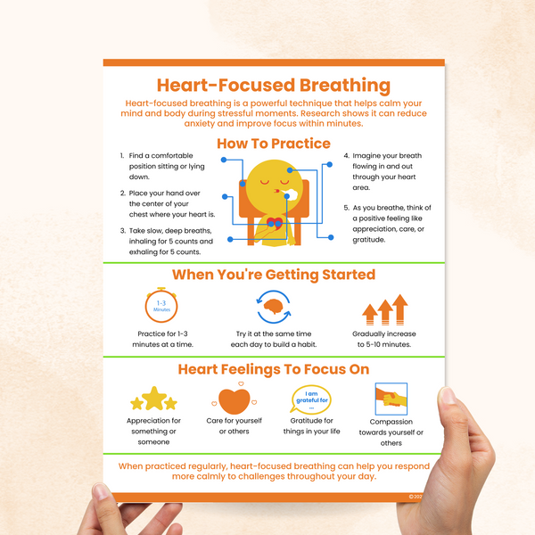 Heart-Focused Breathing Technique (PDF) – Mental Health Center Kids