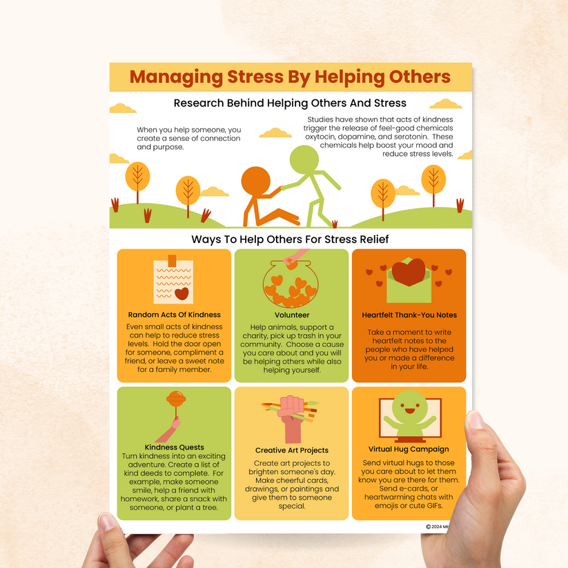 Managing Stress By Helping Others – Mental Health Center Kids