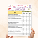 Myths About Emotions DBT Worksheets – Mental Health Center Kids