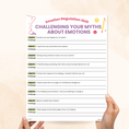 Myths About Emotions DBT Worksheets – Mental Health Center Kids