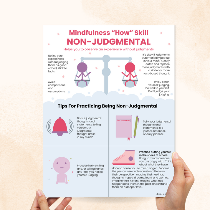 DBT Non-Judgmental Mindfulness "How" Skill (PDF) – Mental Health Center ...